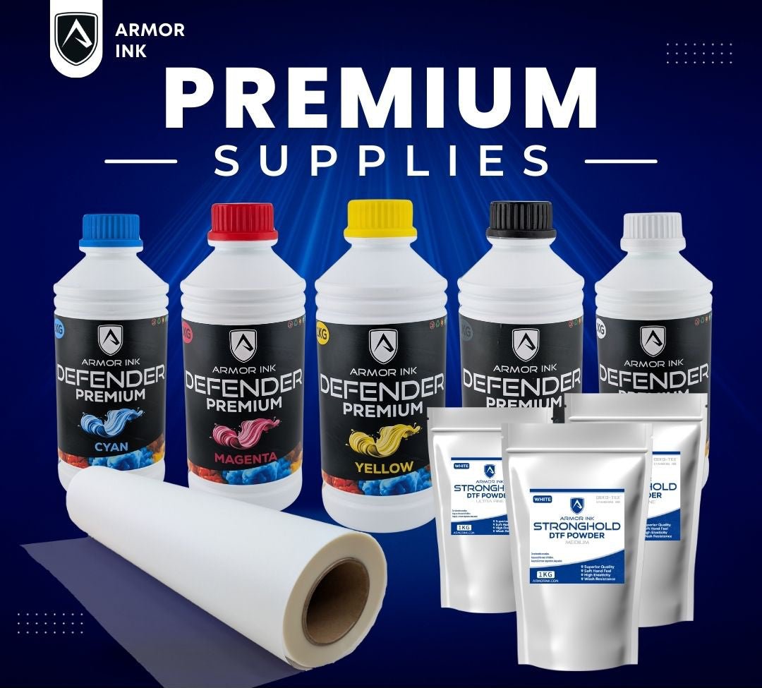 Armor Ink Premium DTF Supplies | Ink, Powder, Film