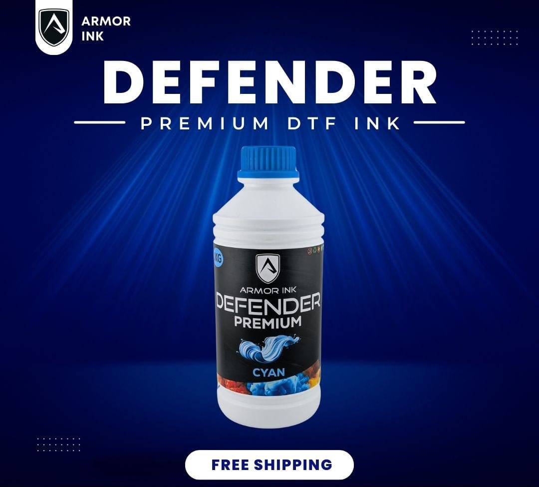 Defender Cyan DTF Ink Armor Ink