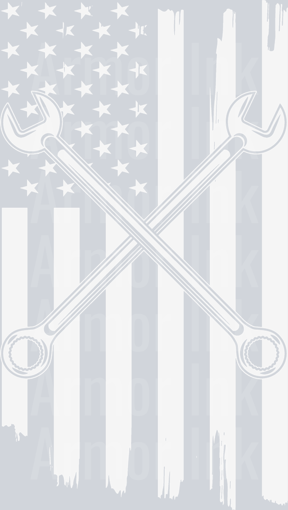 American Flag Mechanic Armor Ink