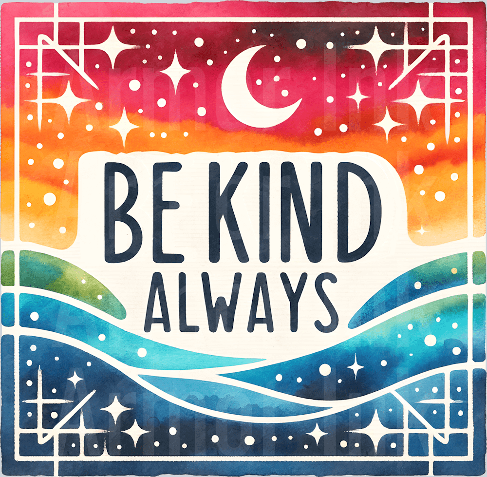 Be Kind Always DTF Transfer | Ready-To-Press