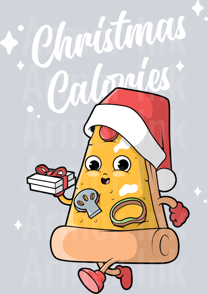 Christmas Pizza Armor Ink