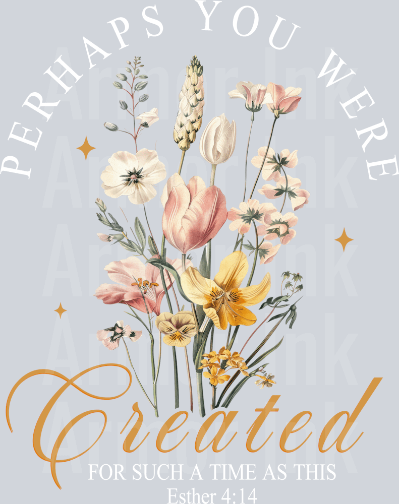 Created Floral Armor Ink