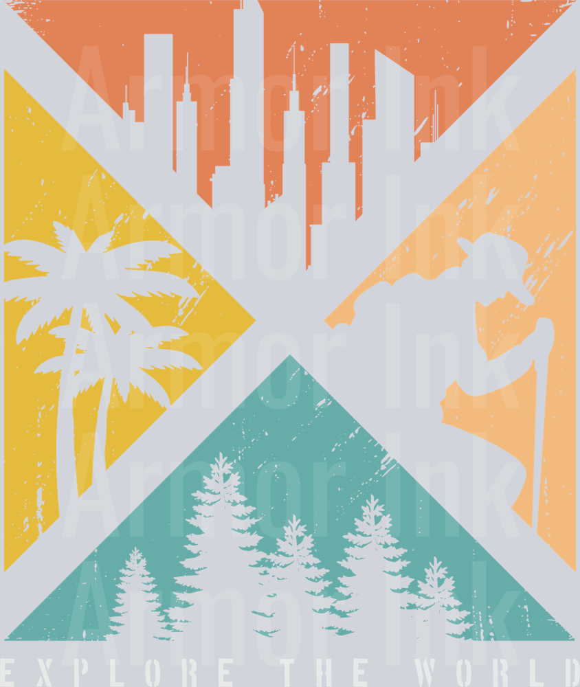 Explore The World Armor Ink