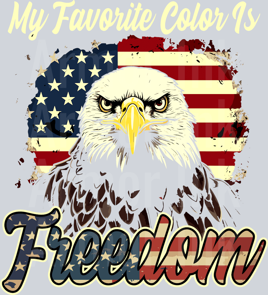 Freedom Eagle Blackout Armor Ink