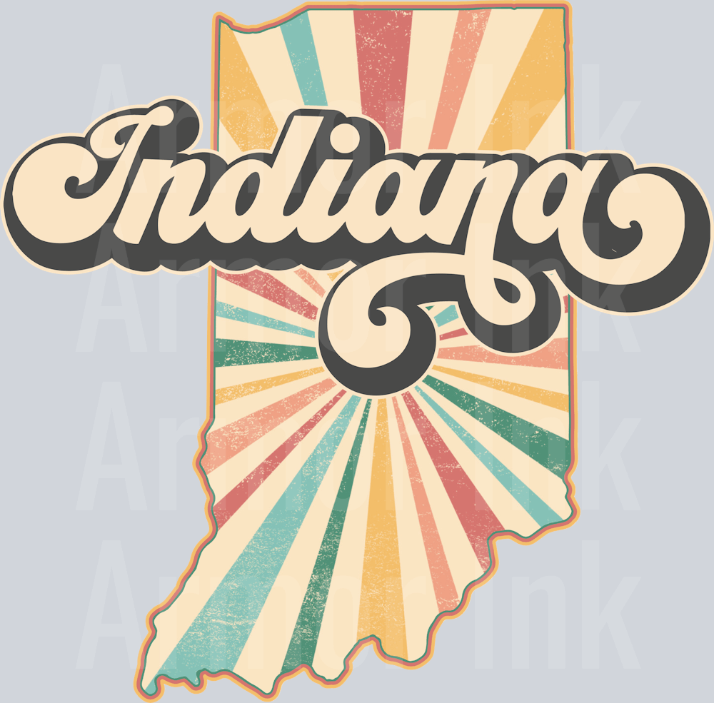 Indiana DTF Transfer | Ready-To-Press