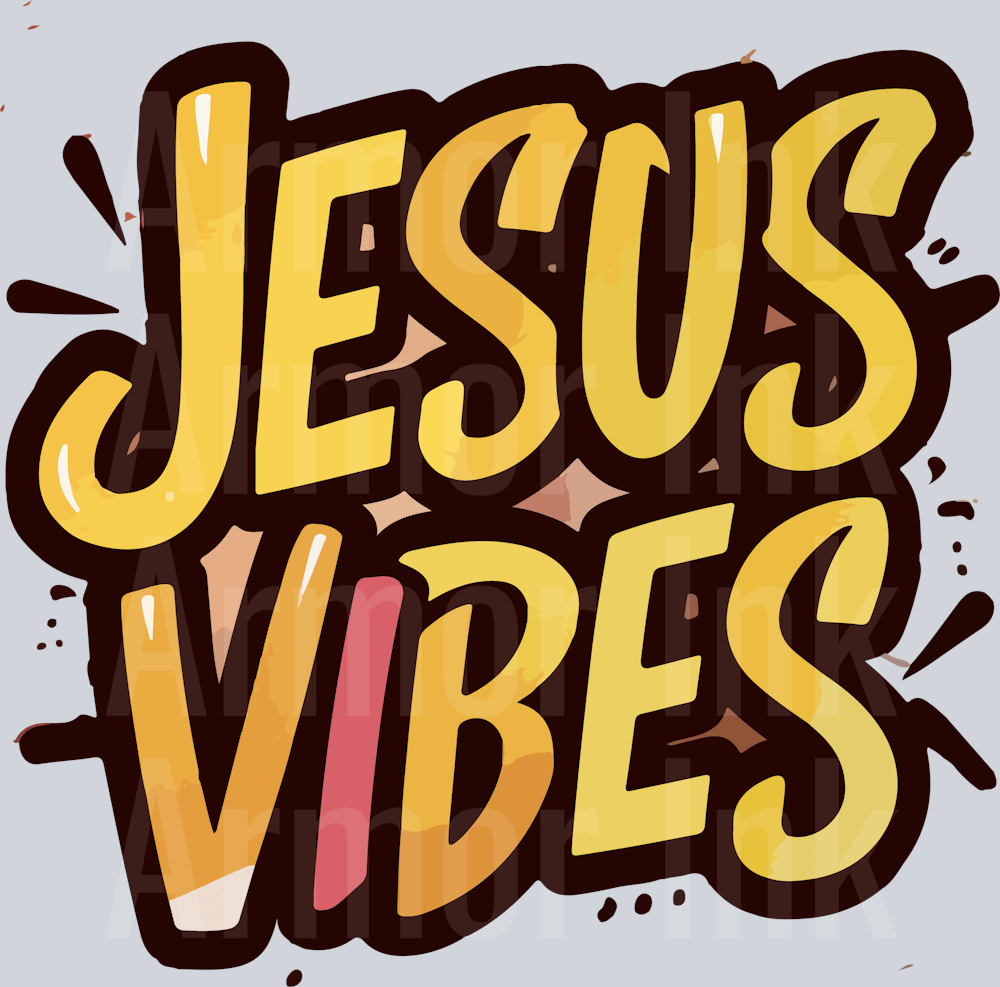 Jesus Vibes DTF Transfer | Ready-To-Press