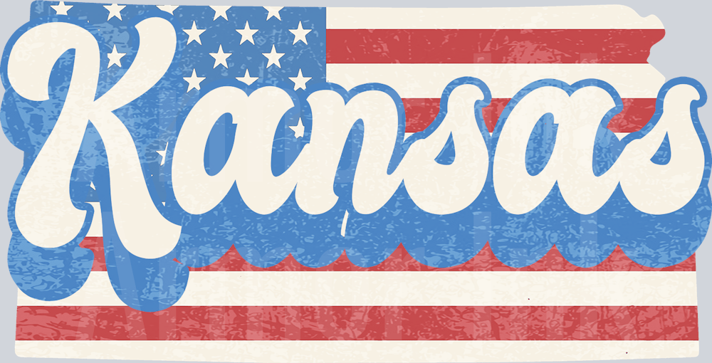 Kansas American Flag Armor Ink