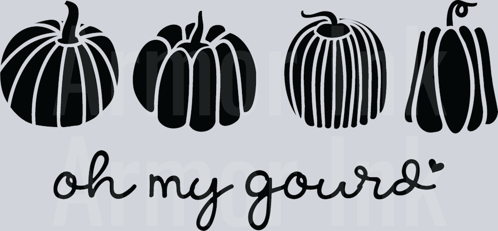 Oh My Gourd DTF Transfer | Ready-To-Press