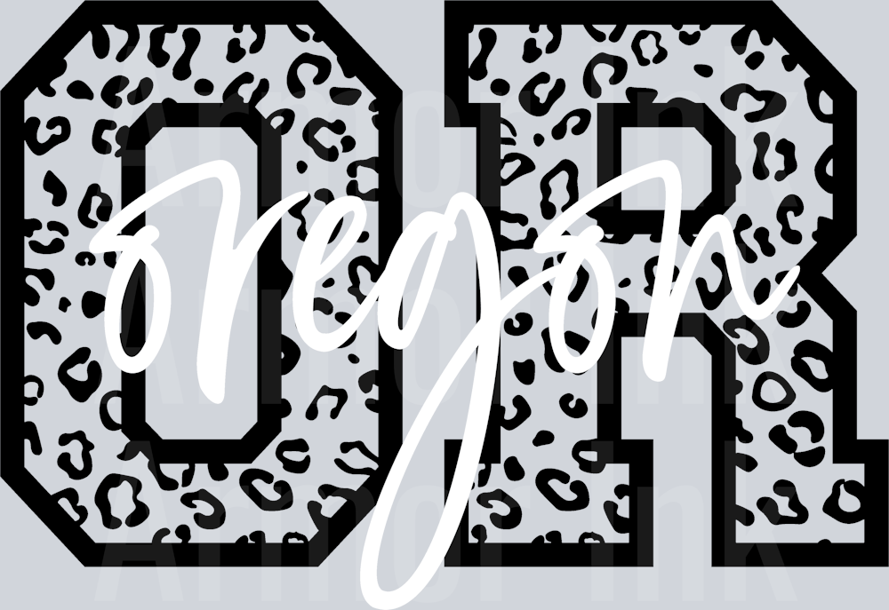 Oregon Cheetah Text Armor Ink
