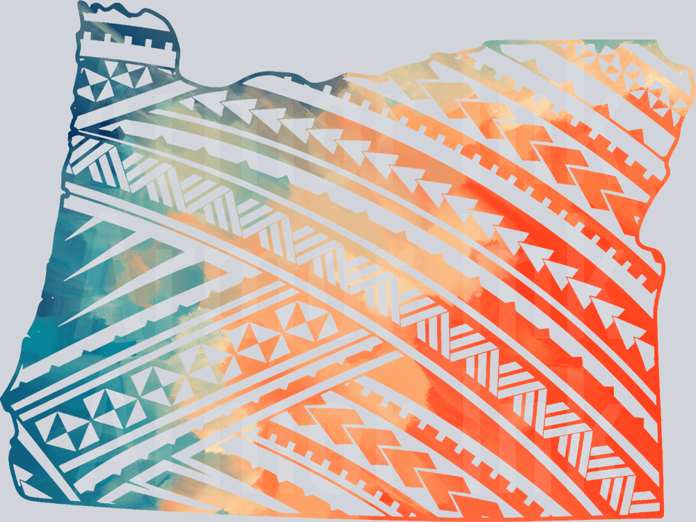 Oregon Tribal Colorsplash Armor Ink