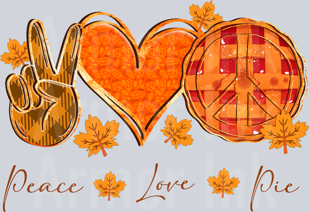 Peace Love Pie Armor Ink
