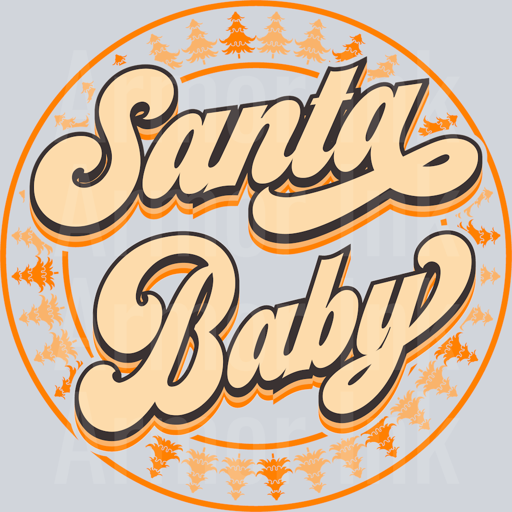 SANTA BABY DTF Transfer | Ready-To-Press