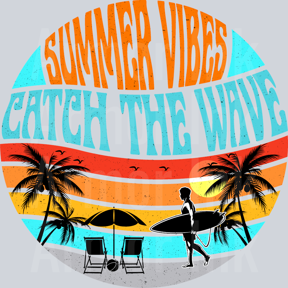 Summer Vibes Catch The Wave Armor Ink