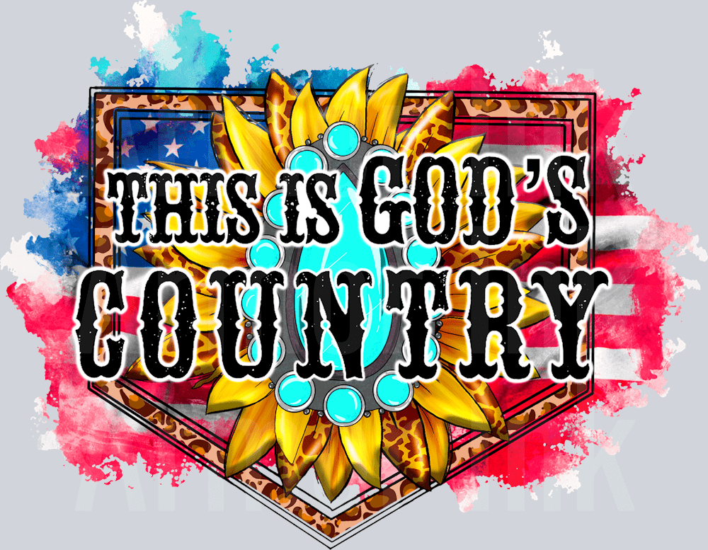 This Is God's Country DTF Transfer | Ready-To-Press