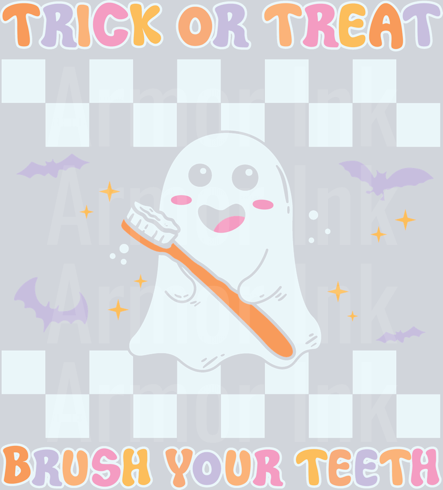 Trick Or Treat Brush Your Teeth Armor Ink