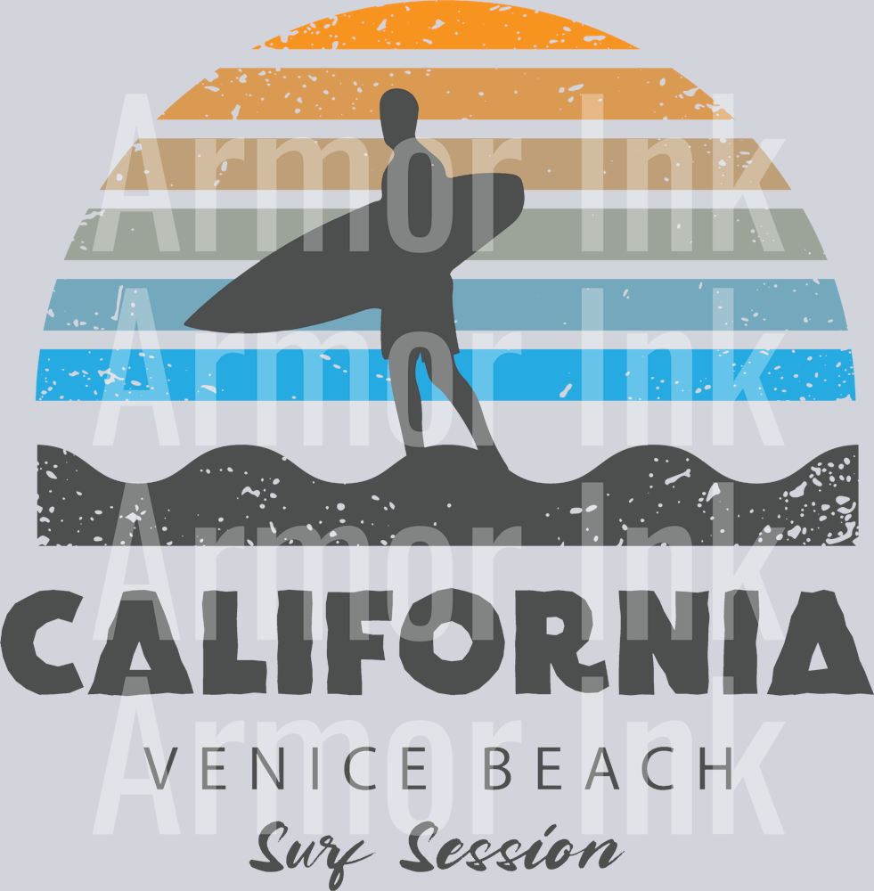 California Venice Beach Surf Session Armor Ink