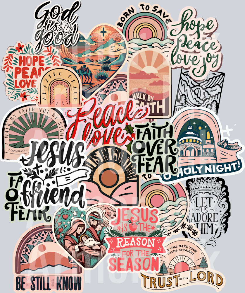 Collage Art Featuring Jesus for Home Decor