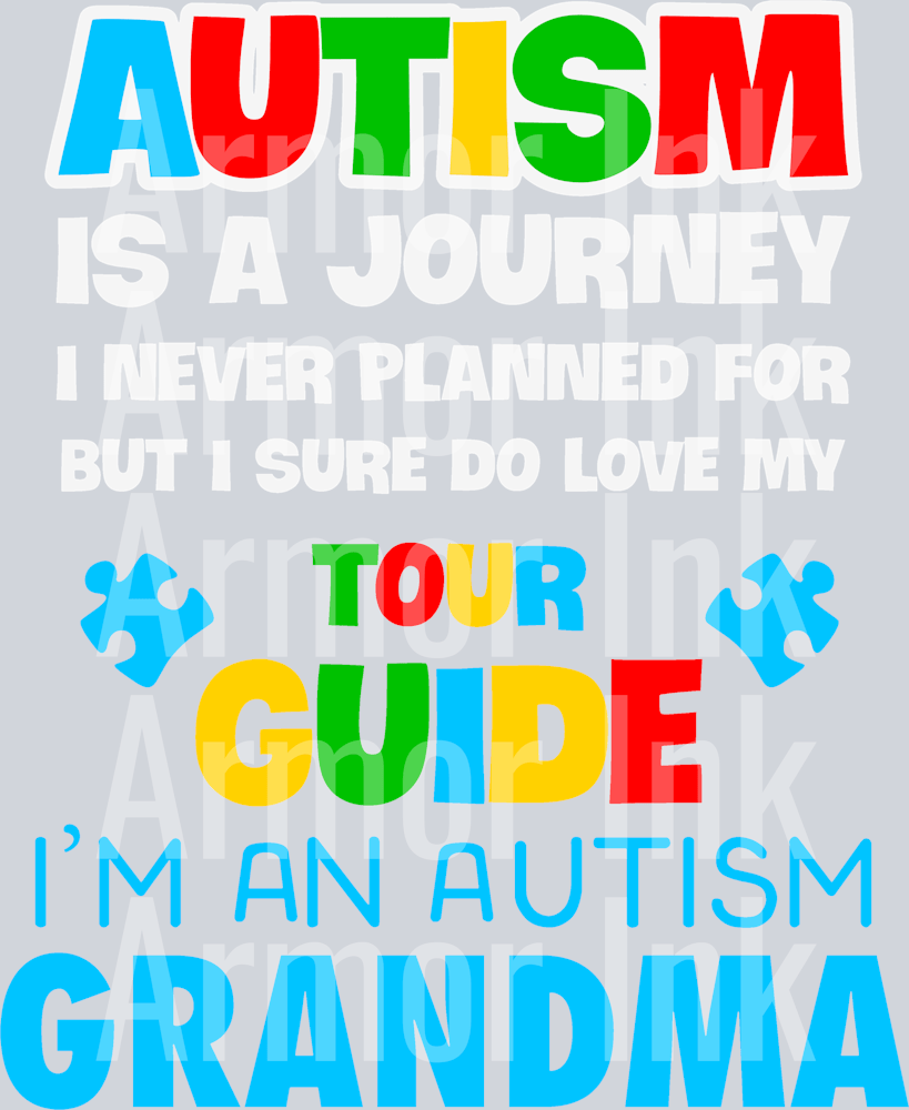 Autism Grandma Tour Guide Armor Ink