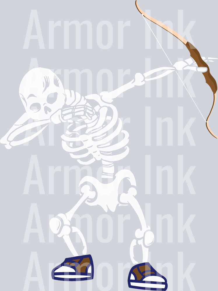 Archery Skeleton Dab Armor Ink