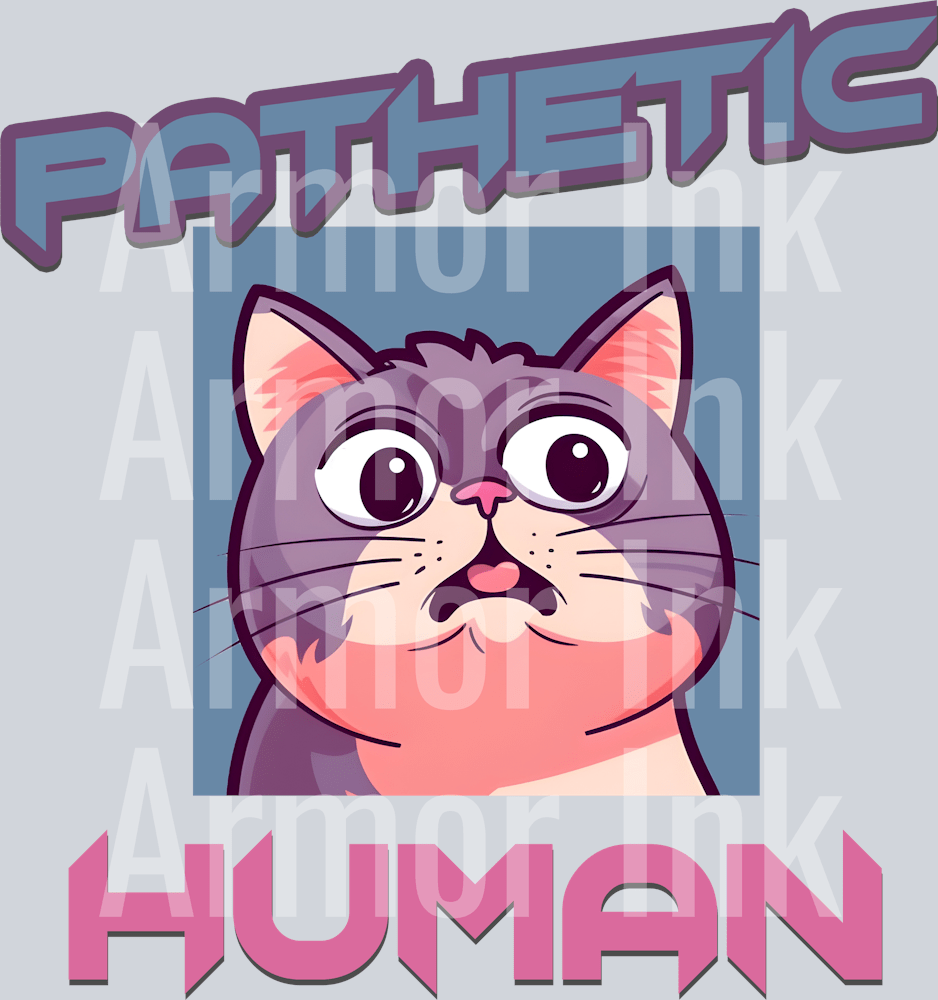 Human-Themed Pathetic Art Print for Unique Decor