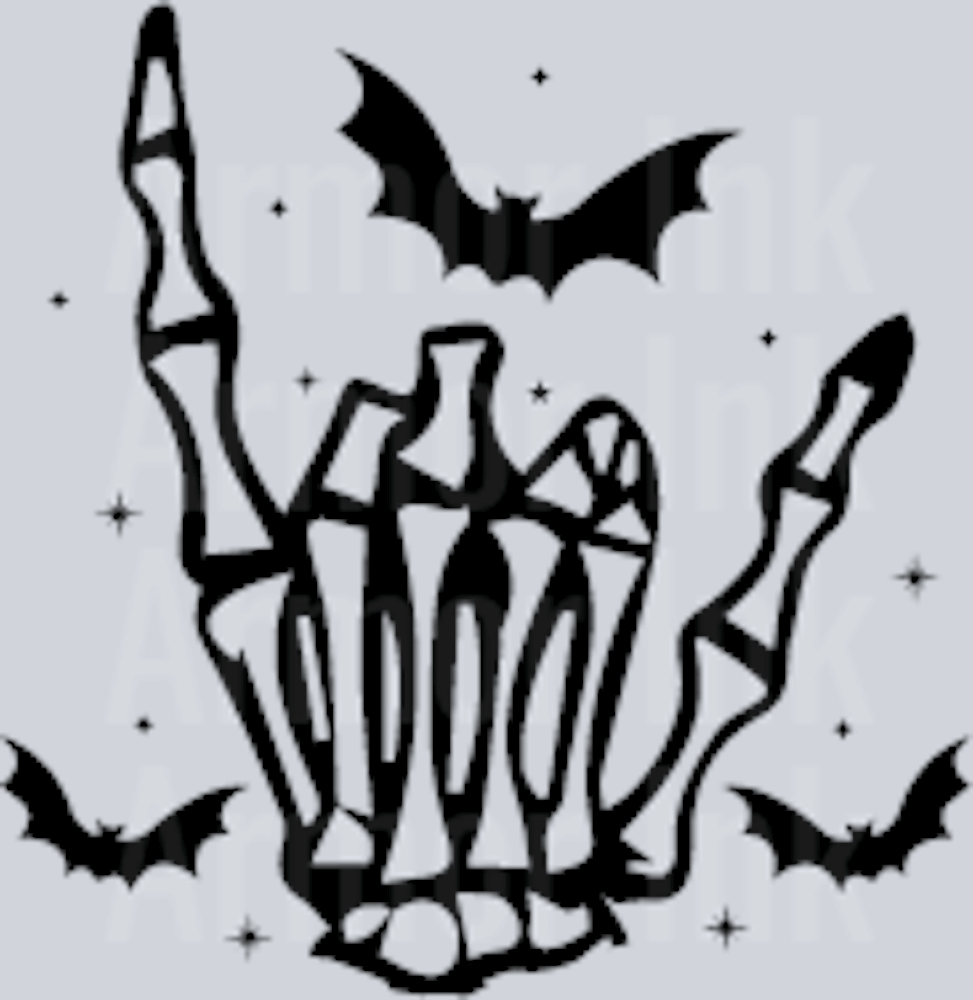 Skeleton Hand DTF Transfer | Ready-To-Press