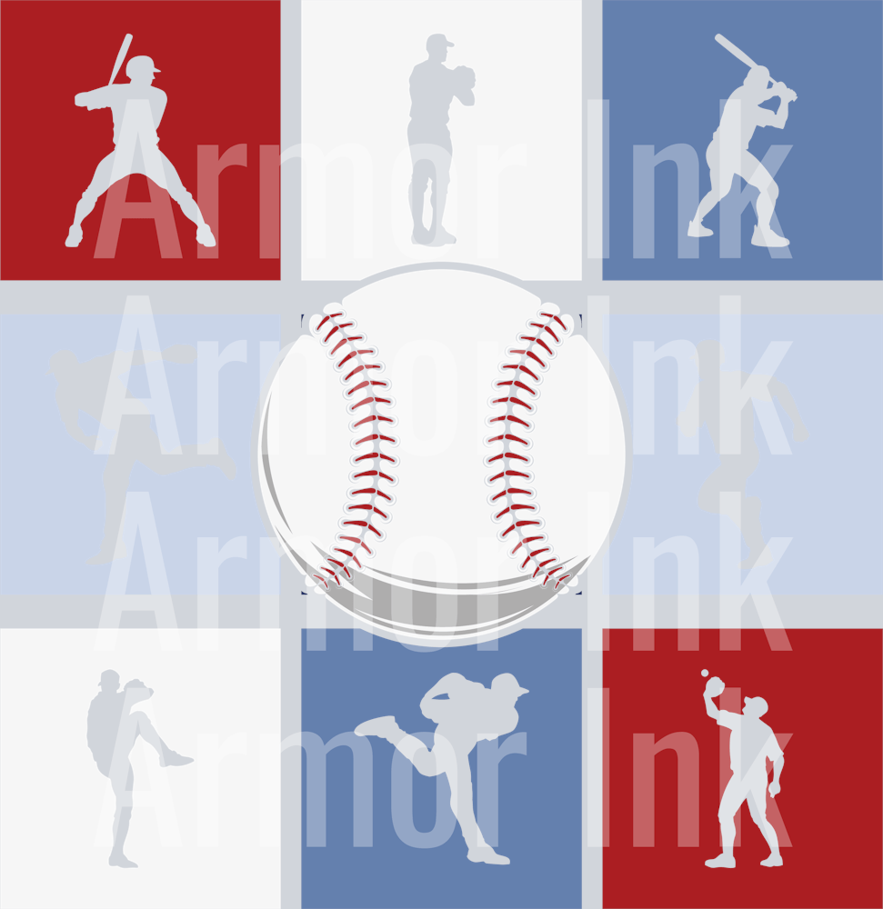 Baseball Squares Armor Ink