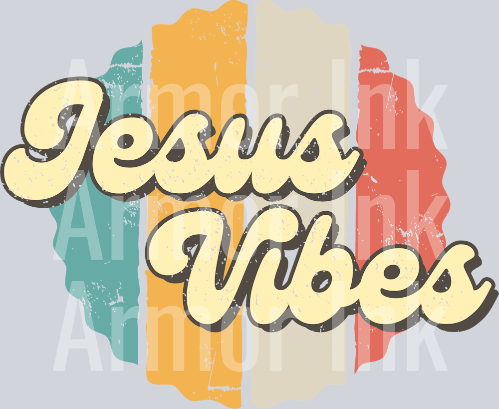 Jesus Vibes DTF Transfer | Ready-To-Press