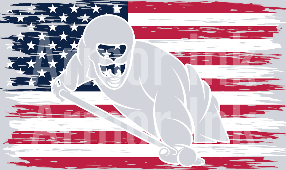 Billiard Flag DTF Transfer | Ready-To-Press