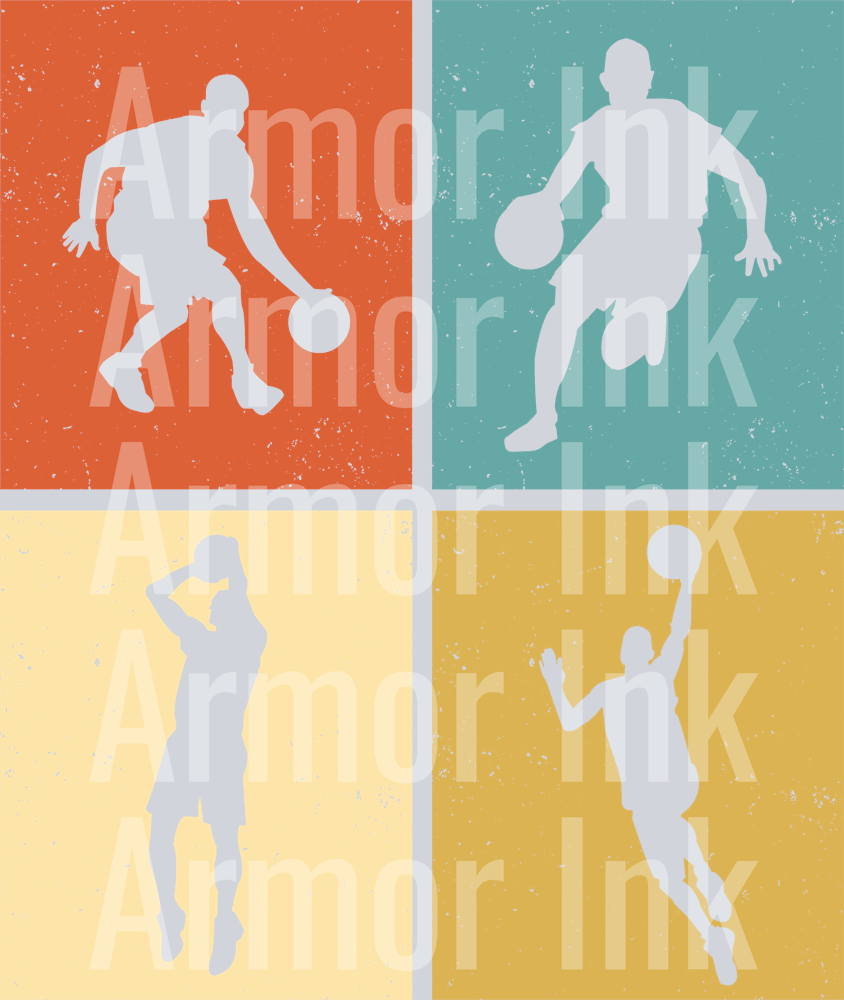 Basketball Squares Armor Ink