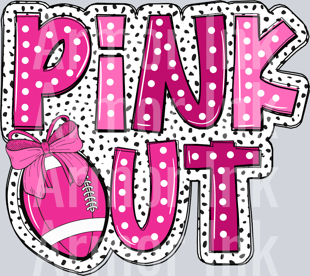 Pink Out Football Armor Ink
